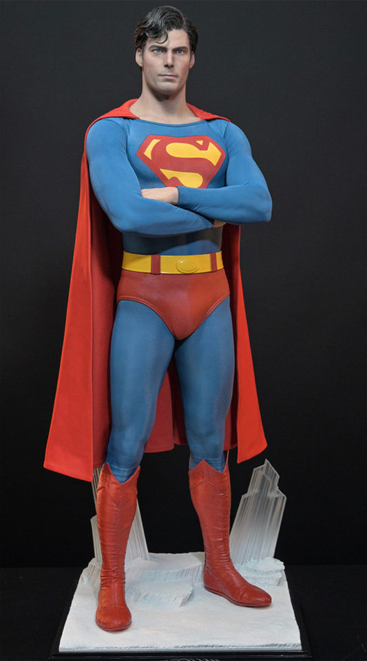 Life Size Christopher Reeve Superman 1/1 Scale Wax Statue DC Comics ...