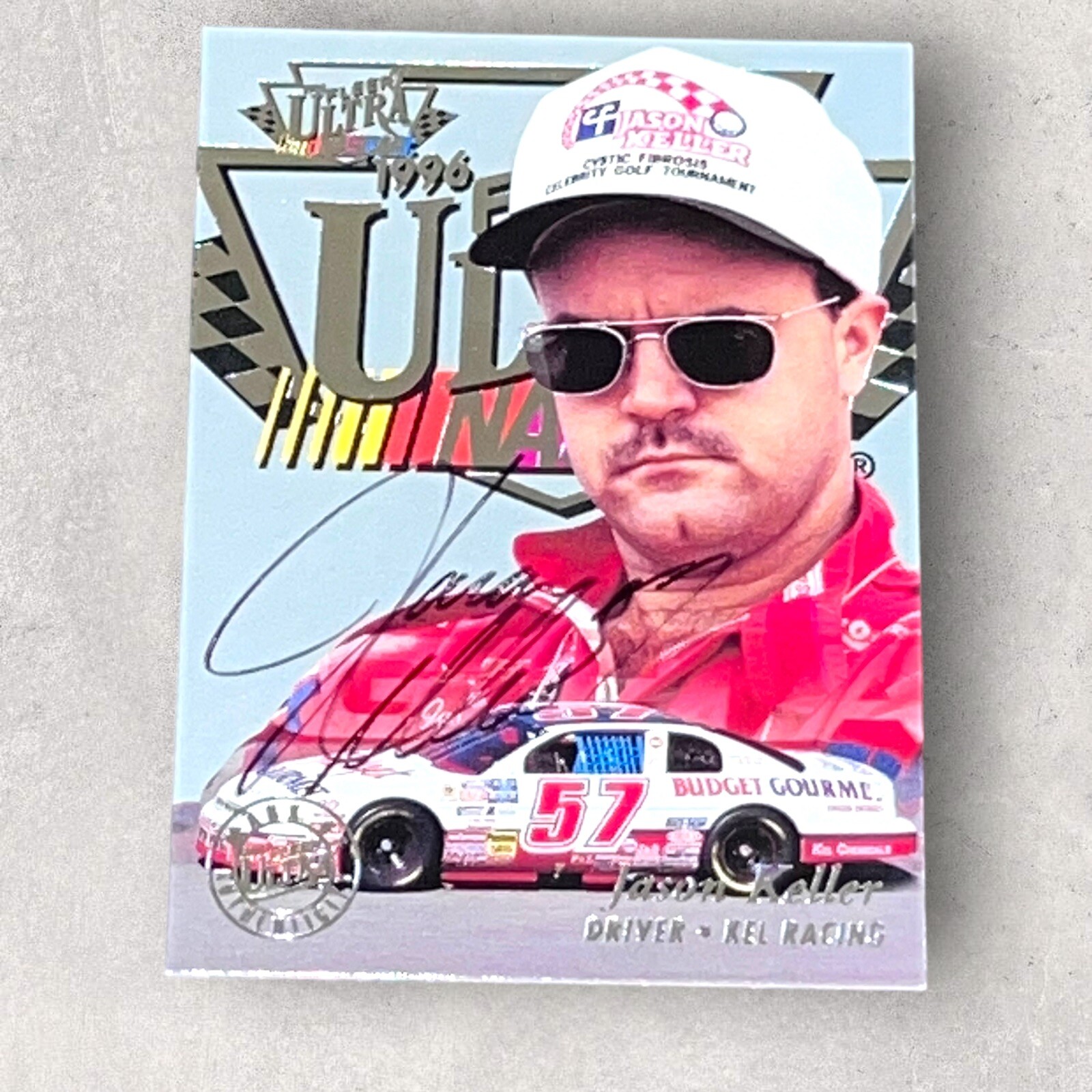 Jason Keller 1996 FLEER ULTRA CERTIFIED AUTHENTIC RACING PACK PULLED ...