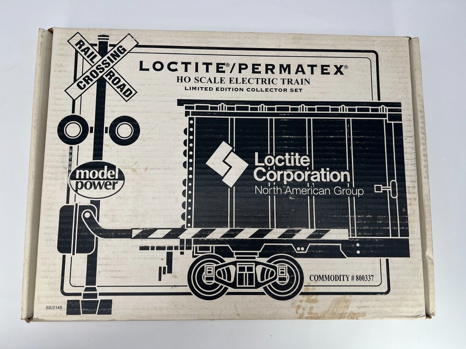 Model Power #800337 Loctite/Permatex HO Scale Electric Train Set L/N ...