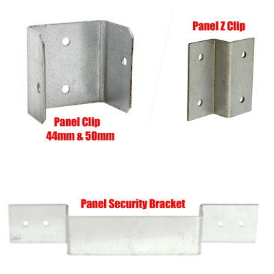 Fence Panel Security Bracket Clip Locking Post TrellisDecking Garden ...
