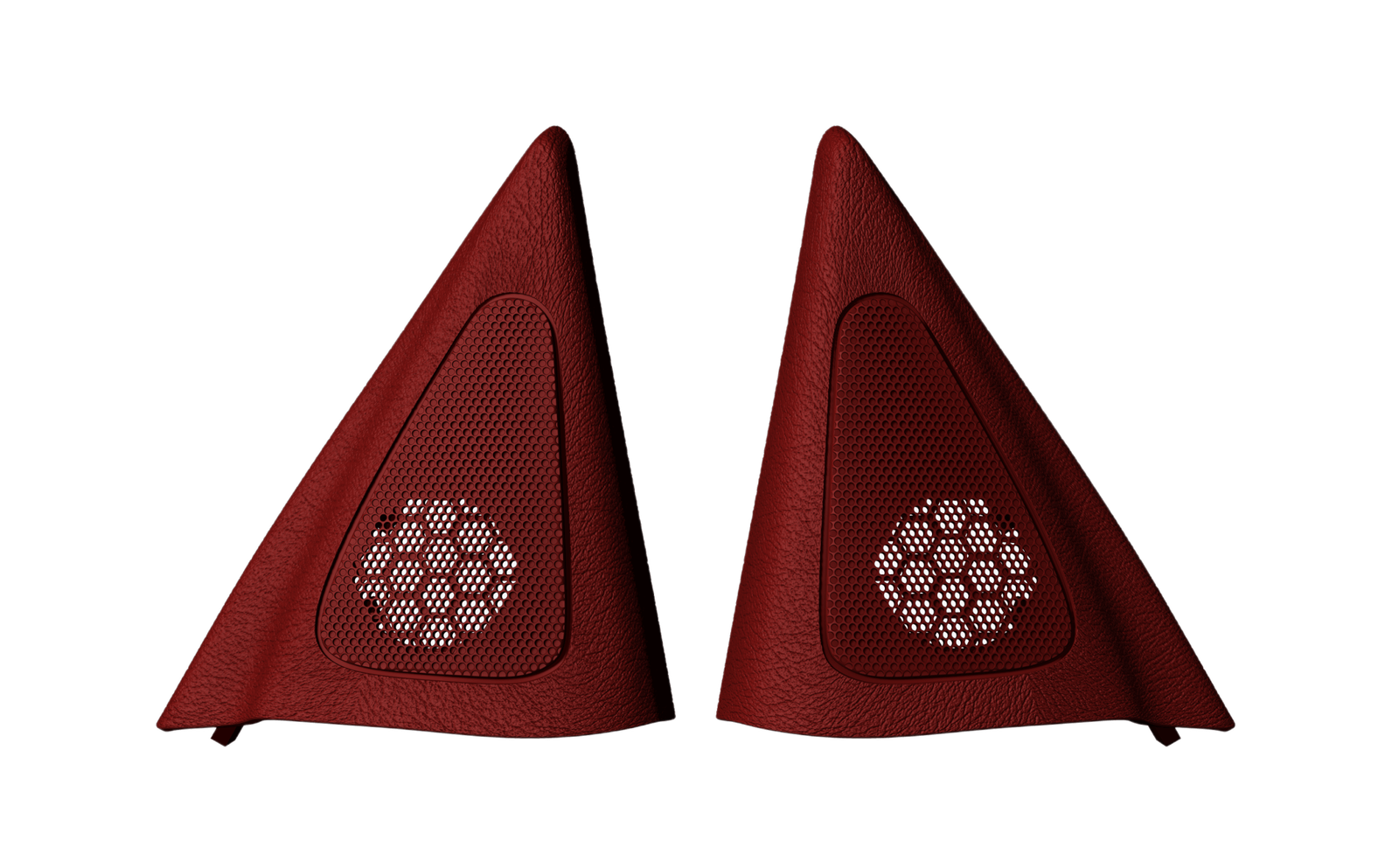 Mercedes Benz Door Mirror Triangle Covers - Burgundy - W208 - Set | eBay