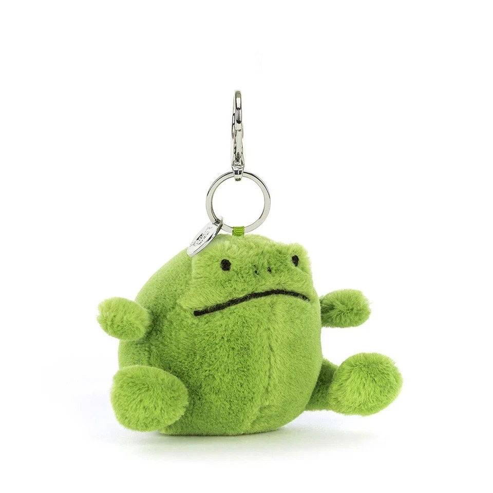 Jellycat Ricky Rain Frog Bag Charm/ Keyring Keychain-Cute Accessory-New ...