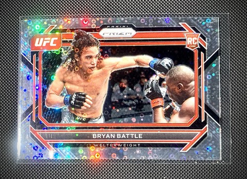 2023 Panini Prizm UFC Bryan Battle Disco Parallel RC #58 Rookie MMA ...