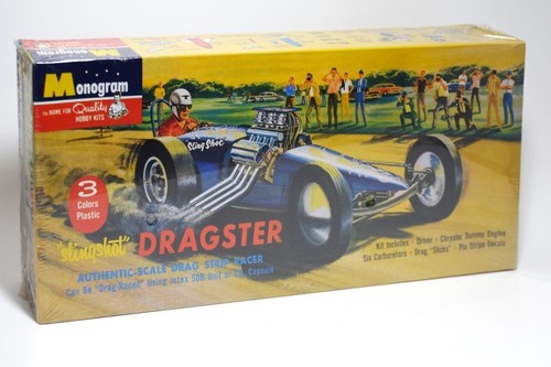 Monogram 0789 1/24 Scale Slingshot Dragster Race Car Plastic Model Kit ...