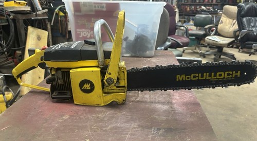 Vintage McCulloch Mac 10-10 Chainsaw Automatic (running) | eBay
