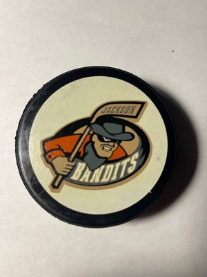 Jackson Bandits Hockey Puck Official ECHL Game Lindsay Canada | eBay
