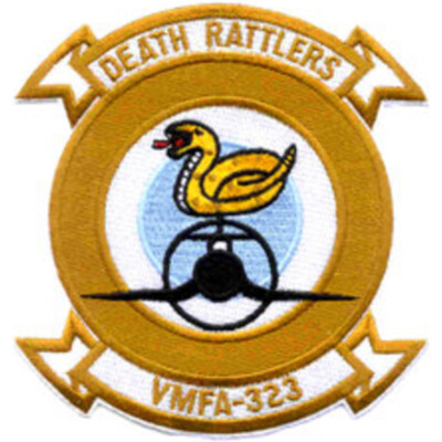 VMFA-323 Marine Fighter Attack Sqaudron Patch - Death Rattlers | eBay