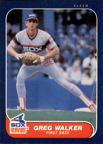 Greg Walker #219 1986 Fleer | eBay