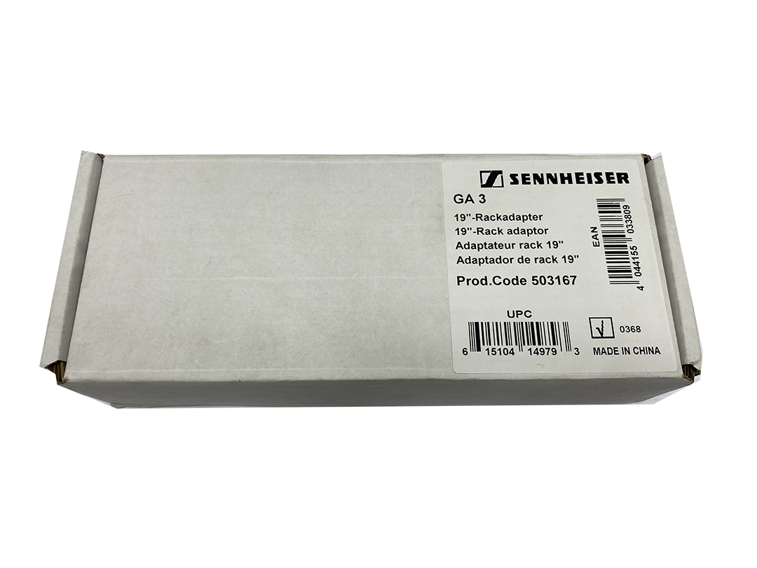 SENNHEISER GA 3 Rackmount Kit for EW G3 and G4 Series Wireless ...