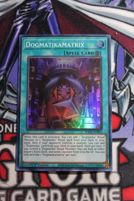 Yu-Gi-Oh! TCG Dogmatikamatrix Photon Hypernova PHHY-EN055 1st Edition Super Rare for sale online ...