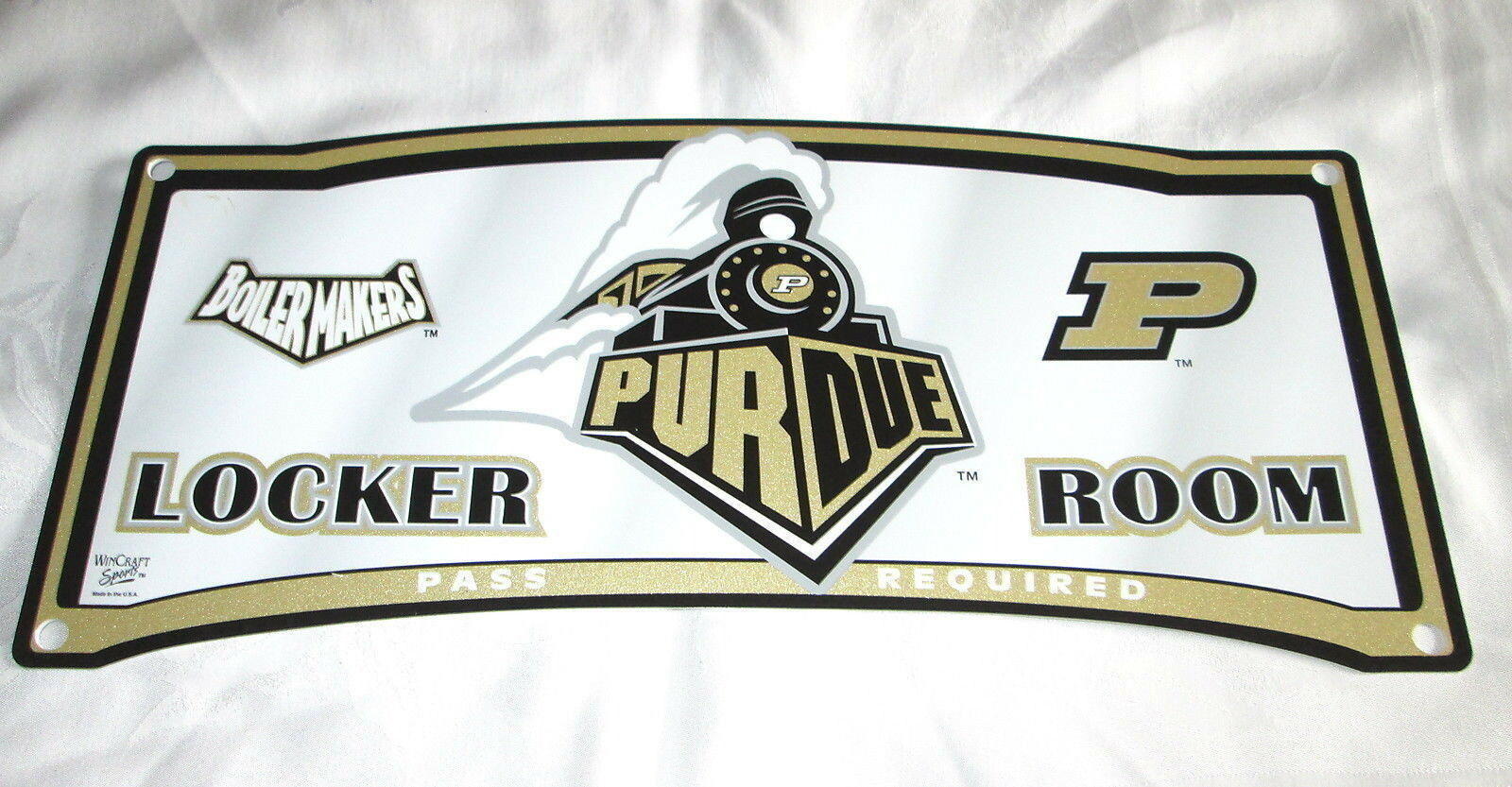 PURDUE BOILERMAKERS Locker Room Sign #12 - NEW | eBay