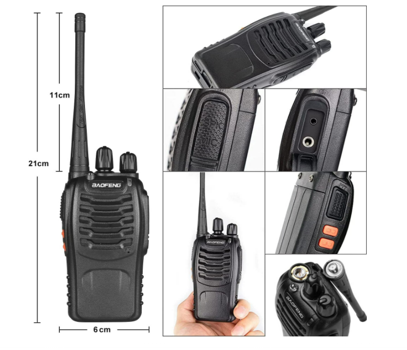 Radios De Comunicacion Woki Tokis Largo Alcance Seguridad Recargables 4 ...