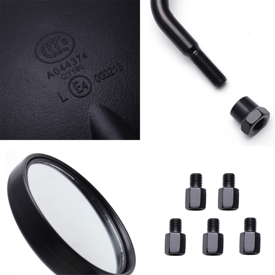 For Honda XR250R XR650L XR600R XR150 XR125 Motorcycle Round Rearview ...