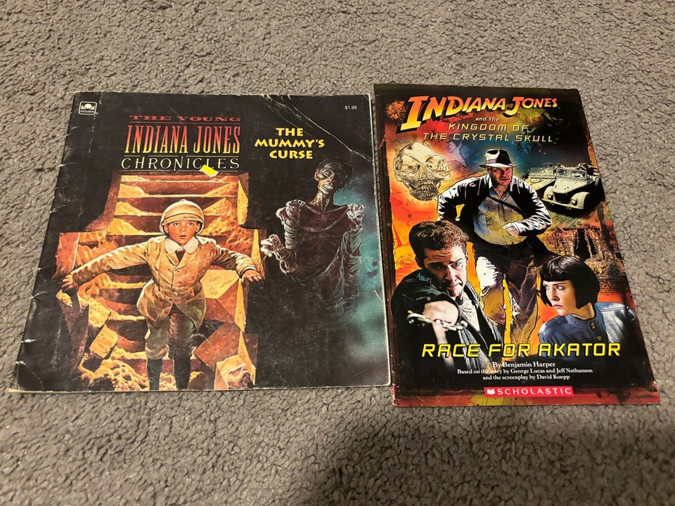Indiana Jones EXPANDED ADVENTURES Canon & Legends VINTAGE NOVEL BOOK ...