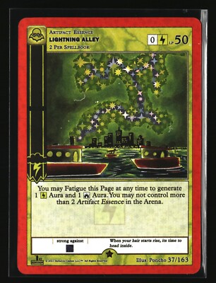MetaZoo LIGHTNING ALLEY 37/163 Reverse Holo (Nightfall 1st Edition) NM ...