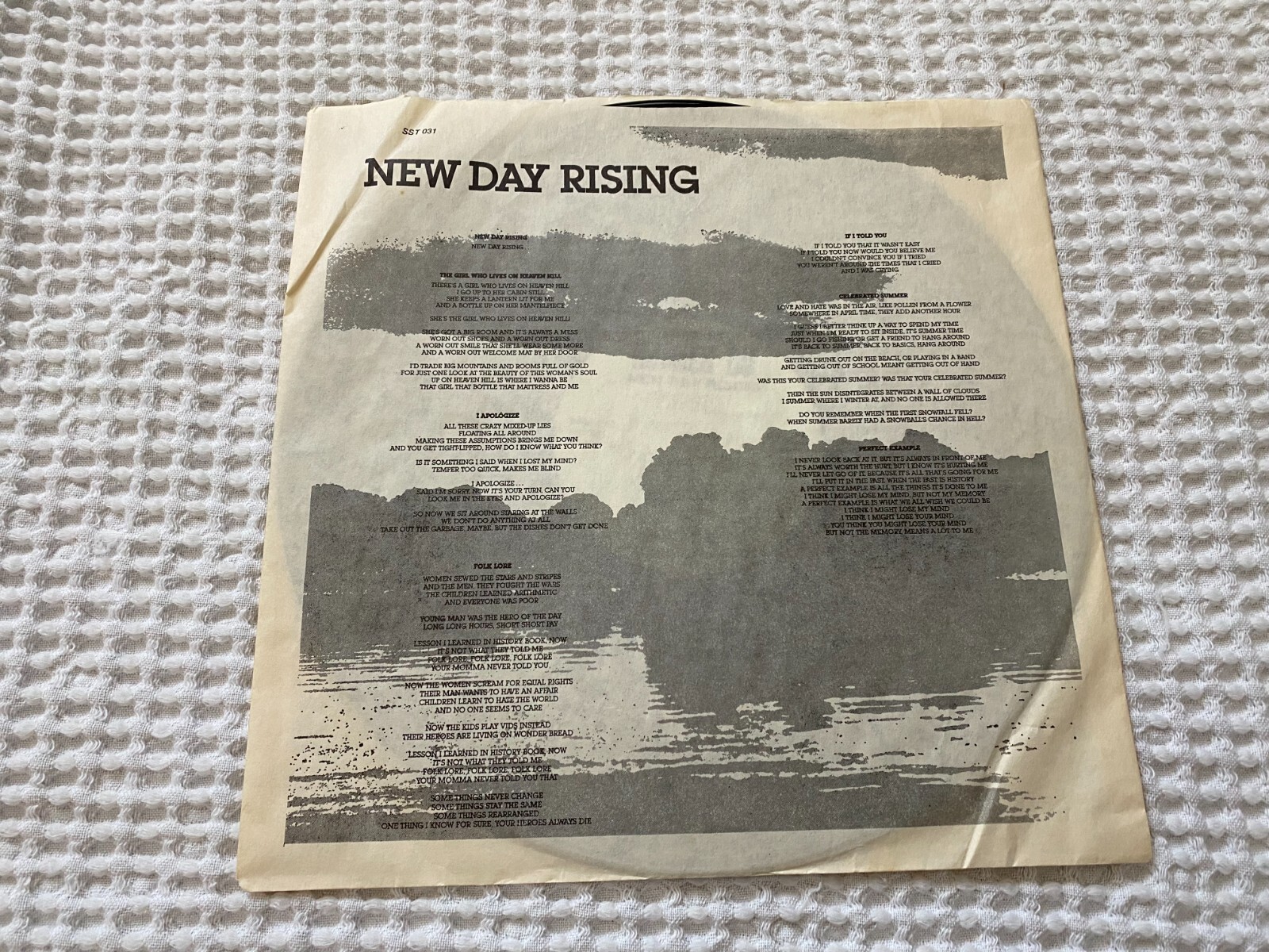 Husker Du New Day Rising Vinyl Record LP Punk Hardcore SST 31 1985 1st ...