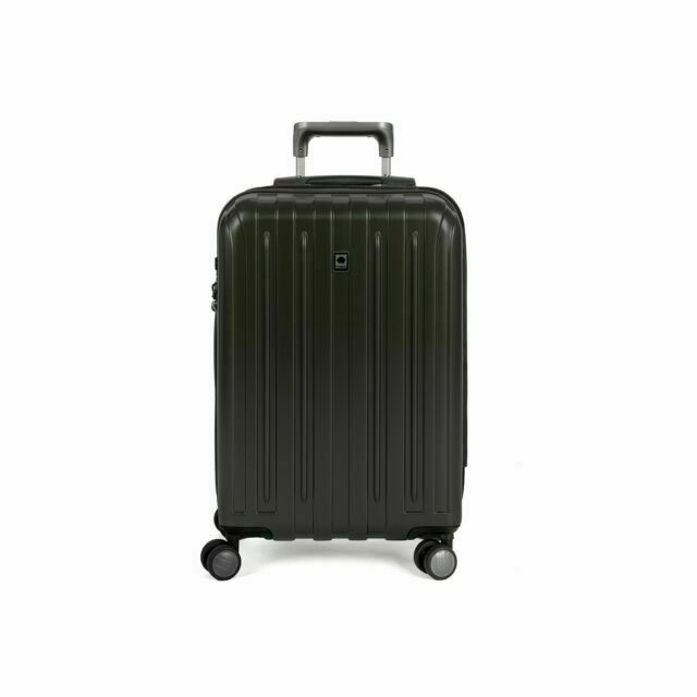 Delsey Titanium Expandable Luggage with Spinner Wheels - Black, Carry ...