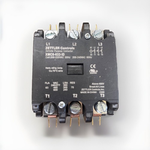 Zettler Controls Definite Purpose Contactor XMC0-403-IBH0F 40A 208/240V ...