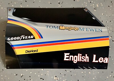 WOW!!!Curved Mongoose RACE CAR DRAG RACING Door Style Sign Funny Car ...