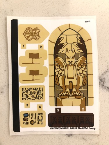 LEGO STICKER SHEET for 76402 Hogwarts: Dumbledore's Office, New ...