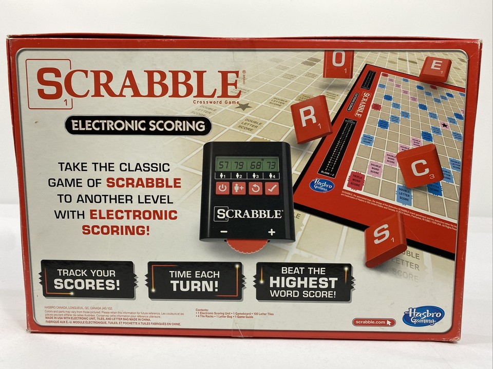 Hasbro Scrabble Electronic Crossword Scoring Game Used. A8 | eBay
