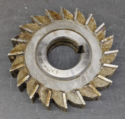 Straight Tooth Side Milling Cutter 4" x 11/16 x 1-1/4 HSS 5-706-370 ...