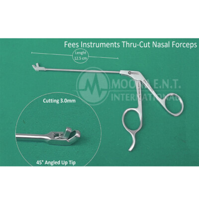 ENT THRU CUT SINUS PUNCH FORCEP 45° Up Tip ENT Surgical Instrument Best ...