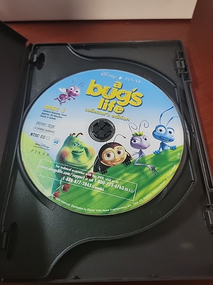 A Bugs Life DVD Disney Pixar Two Disc Collector Edition 2003 Animation ...
