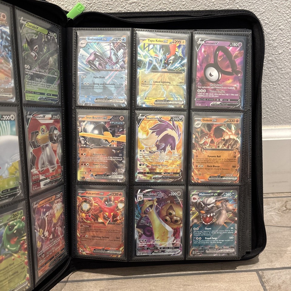 Pokemon Card Binder Collection Lot Charizard ex, Mewtwo ex, V And Ex ...