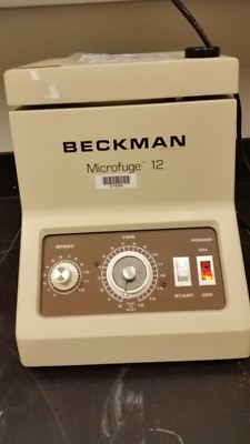 Beckman Microfuge 12 Bench Top Centrifuge with 36 place rotor | eBay