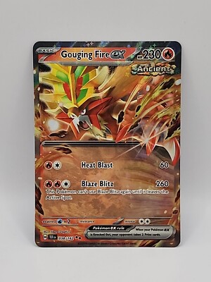 Pokemon TCG NM Gouging Fire ex 038/162 S&V: Temporal Forces Holo Double ...