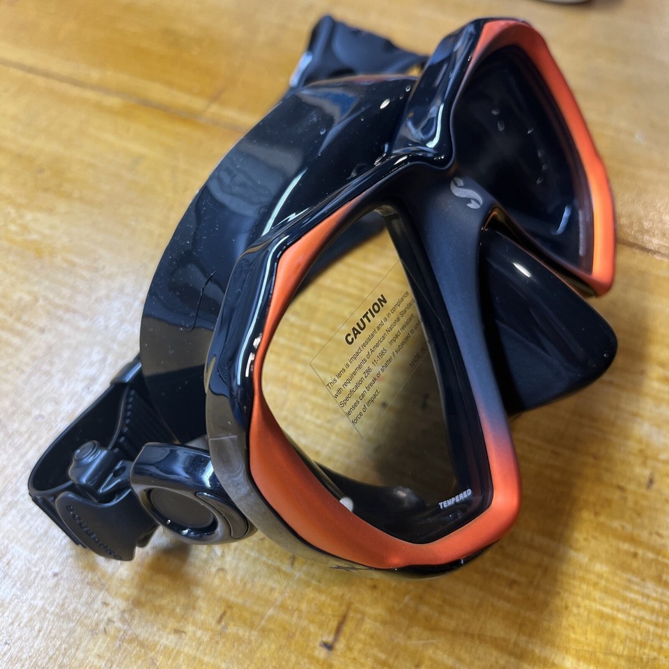 Scubapro Spectra Mask - Black/Bronze - Scuba Diving Snorkeling - OPEN ...