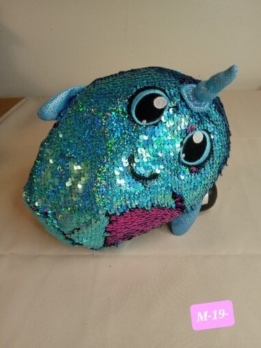 Shimeez Sequined Narwhal. 12 "inc Plush Animal Toy, Very Cute | eBay