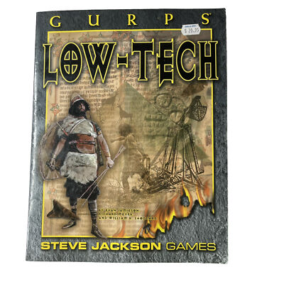GURPS Low-Tech RPG Steve Jackson Games Role Playing Game | eBay