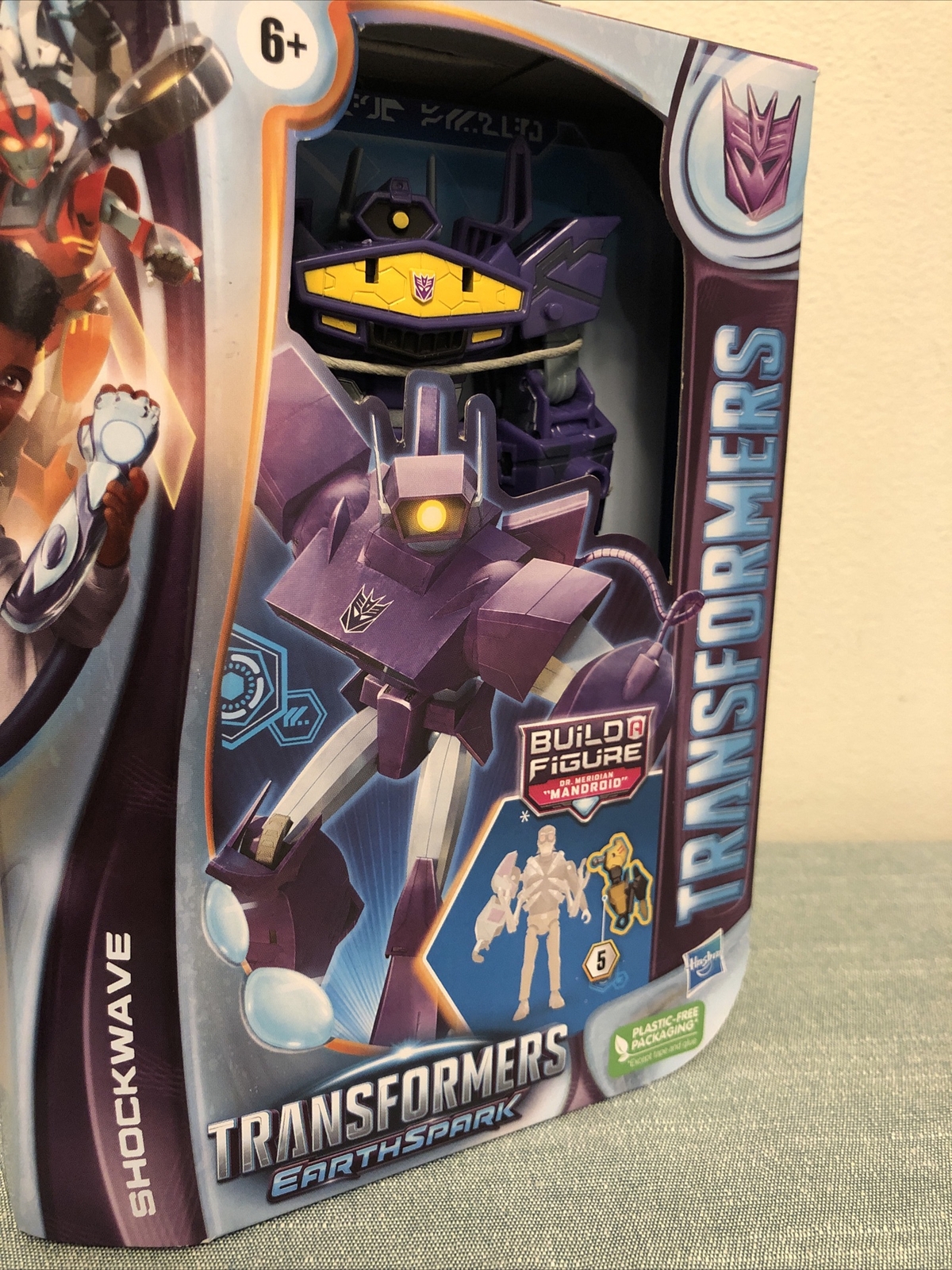 Transformers Animated EarthSpark Deluxe BAF Mandroid Shockwave | eBay