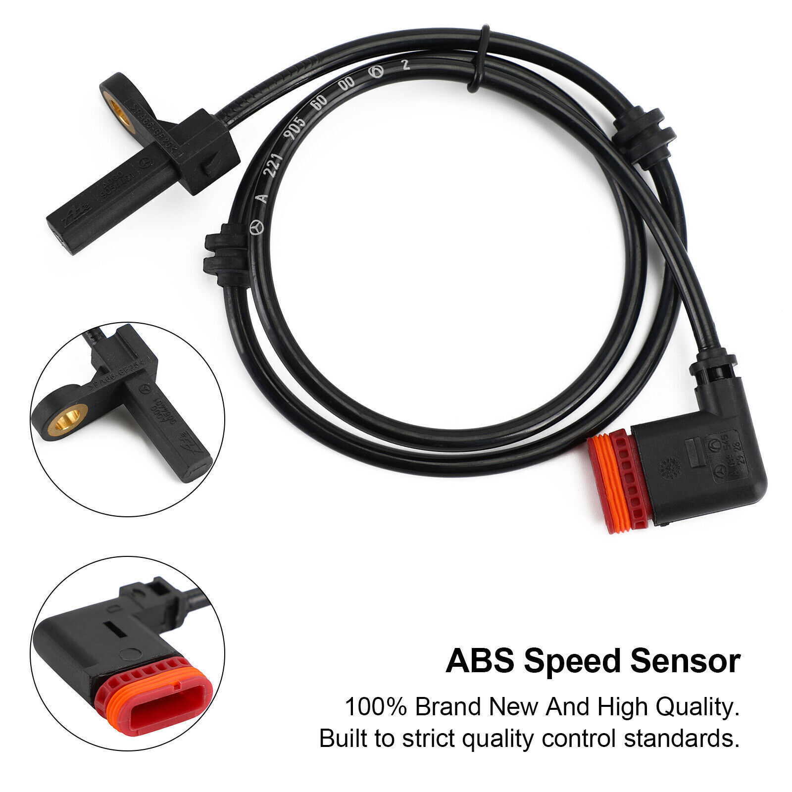 2* ABS Wheel Speed Sensor Rear Left Right For MERCEDES CL&S 2007-2010 ...
