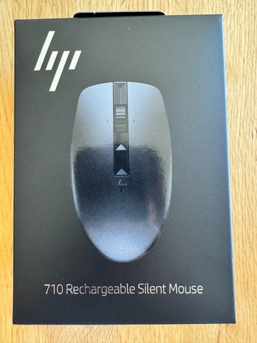 HP 710 Rechargeable Silent Mouse Bluetooth Wireless Black Good Design ...