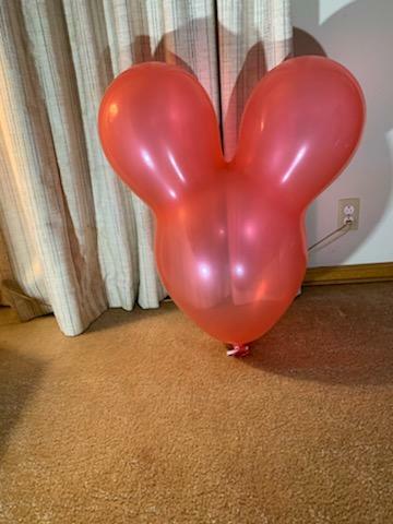 CATTEX 30" Mouse Shaped Latex Balloon, Crystal & Standard Colors ...