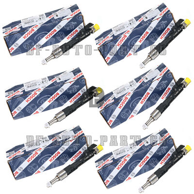 Set of 6 OEM Bosch Fuel Injectors 0261500260 for BMW 335i 535i 740i ...
