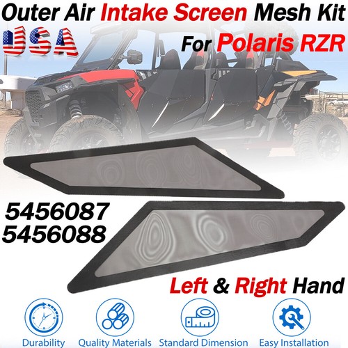 Air Vent Intake Mesh Screen L+R For Polaris RZR PRO R XP 4 Turbo ...