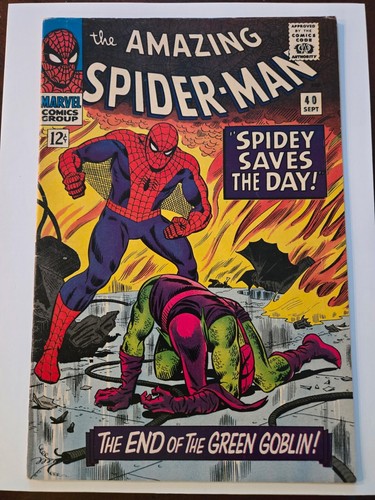 The Amazing Spider-Man #40 (1966) - F/F- (but has a defect) Origin ...
