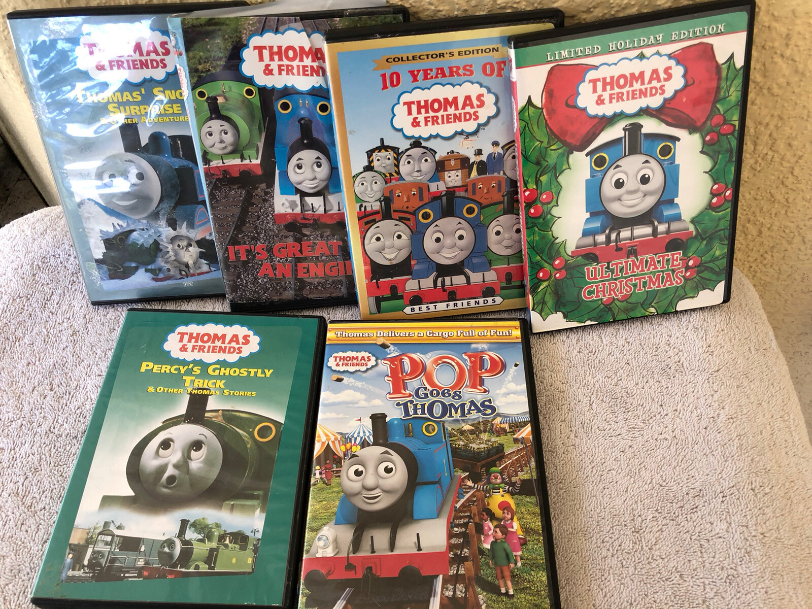 Thomas & Friends - Thomas the Train DVDs lot of 6 Animated Movies | eBay