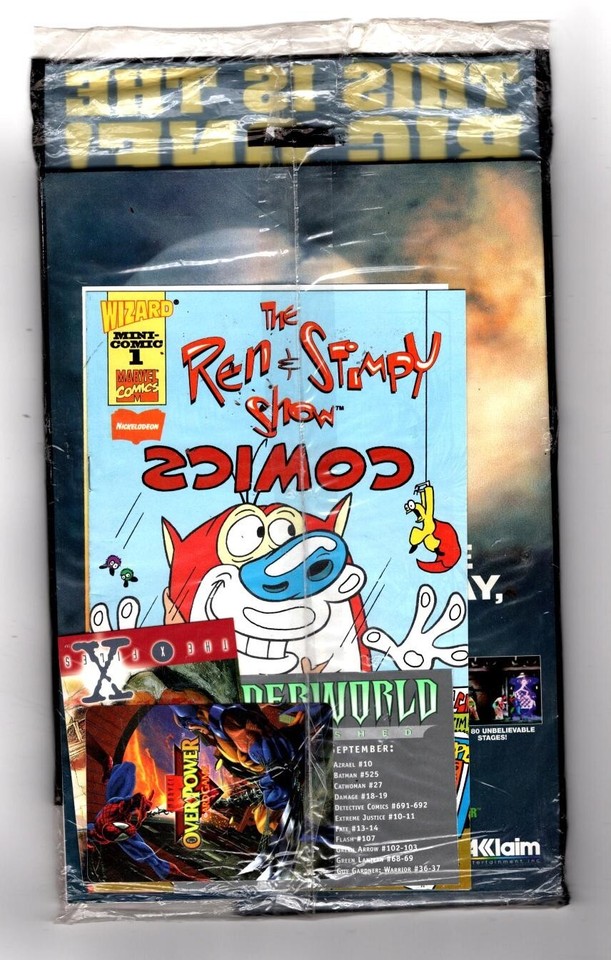 WIZARD MAGAZINE 50 (NIB) OCT. 1995 / MCFARLANE COVER SEALED w/ CARDS ...