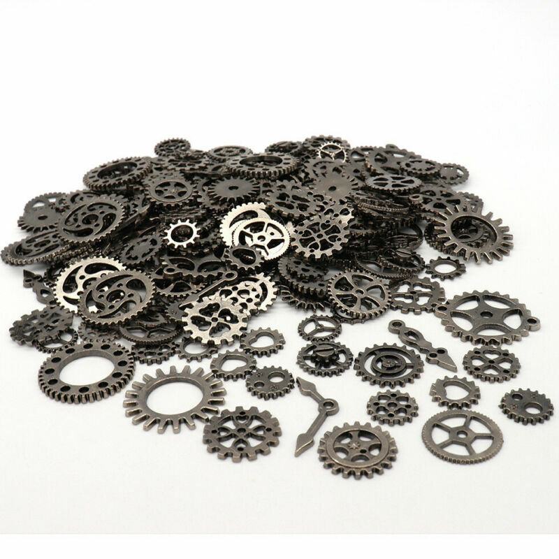 100g Watch Parts Gears Fr Steampunk Cyberpunk Cogs Jewellery DIY Art ...