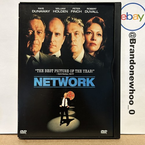 Network (DVD, 1976) Faye Dunaway William Holden Snap Case Region 1 ...