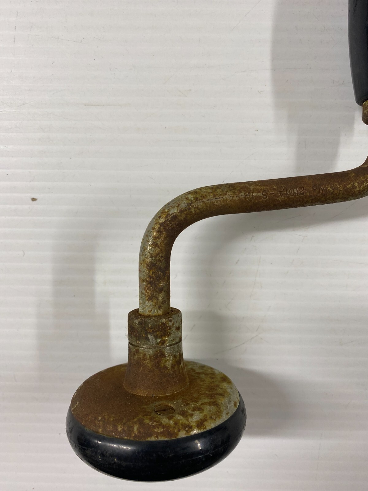 RARE ANTIQUE HAND DRILL AUGER BIT BRACE BELL SYSTEMS STANLEY TOOLS ...