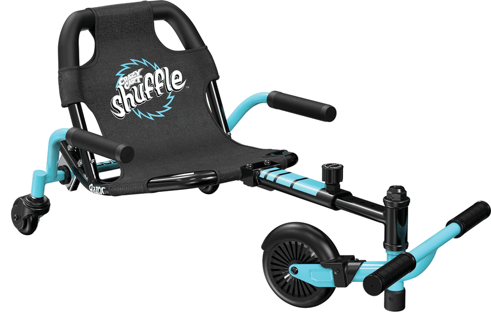Crazy Cart Shuffle by Razor, Kid-Powered Drifting Go-Kart, Adjustable ...