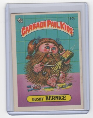 1986 Topps Garbage Pail Kids BUSHY BERNICE #150b Sticker Card | eBay