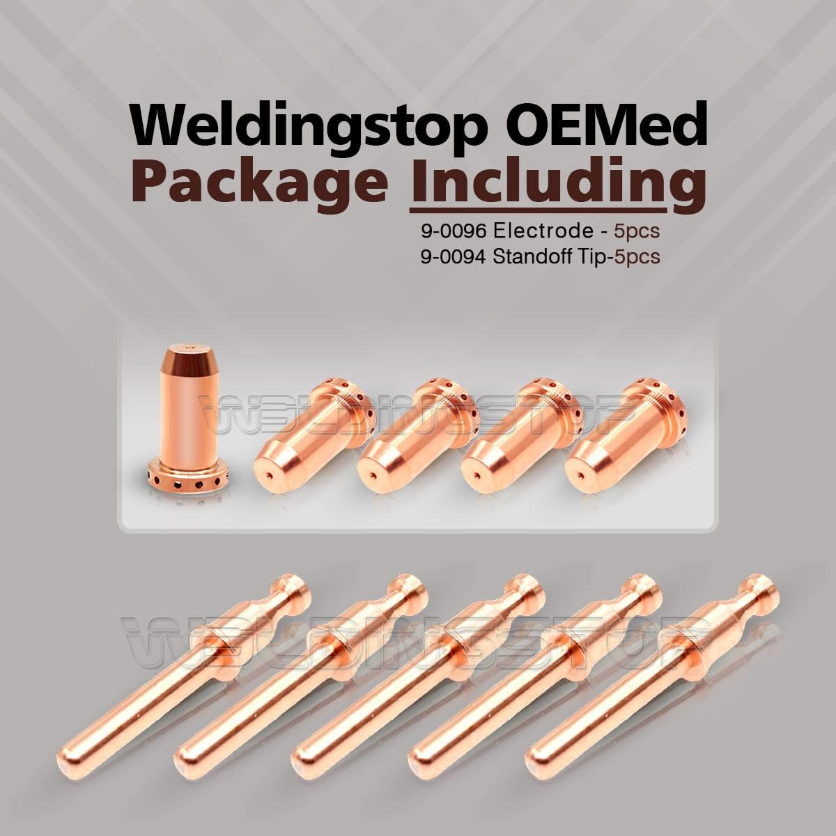 Plasma Cutting Consumables WeldingStop - 10 Tips & 10 Electrodes For ...
