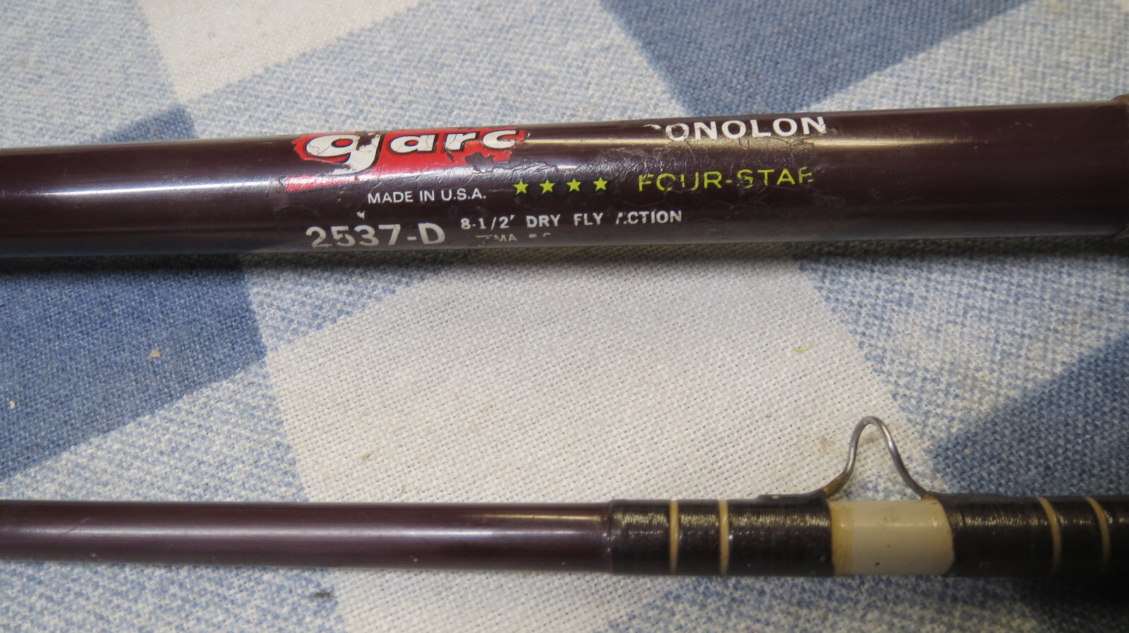 Vintage Garcia Conolon 4 Star Fiberglass Fly Rod 7' 11" 2537-D Dry Fly ...